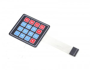 4 x 4 Matrix Array 16 Key Membrane Switch Keypad – Microchip.lk