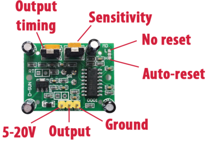 HC-SR501 Infrared PIR Motion Sensor Module – Microchip.lk