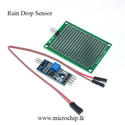 Rain Drop Sensor Module – Microchip.lk