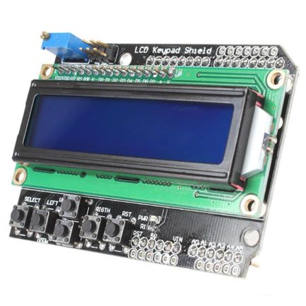 LCD Keypad Shield LCD1602 Module Display for arduino – Microchip.lk