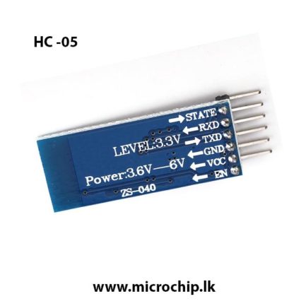 HC-05 Bluetooth RF Transceiver Module – Microchip.lk