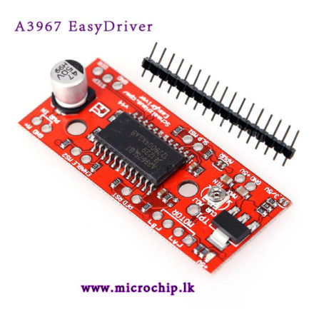 A3967 EasyDriver Stepper Motor Driver V44 – Microchip.lk