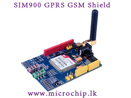 SIM 900 GSM/ GPRS Shield – Microchip.lk