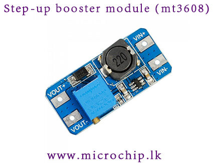 MT3608 DC-DC Step Up (Boost) Converter Module – Microchip.lk