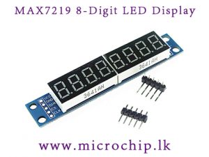 MAX7219 8 Digit Seven Segment Module – Microchip.lk