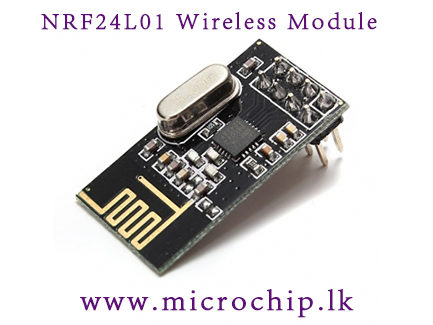 NRF24L01 2.4GHz Wireless RF Transceiver Module – Microchip.lk