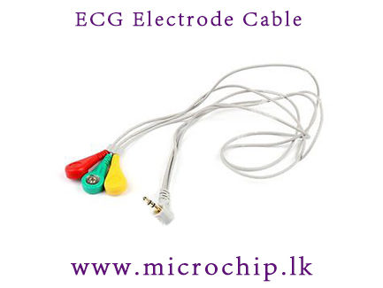 ECG/EKG/EMG Shield for Arduino with Cables and Electrodes – Microchip.lk