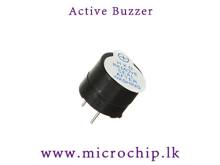 Active Buzzer Magnetic Long Continous Beep Tone – Microchip.lk
