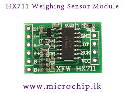HX711 Weighing Sensor Module for Load Cell – Microchip.lk
