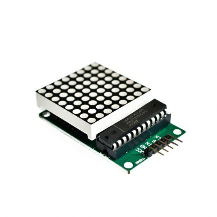 MAX7219 Red LED Dot Matrix Display Module – Microchip.lk