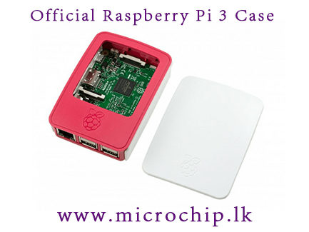 Raspberry Pi Plastic Case for use with Raspberry Pi 2B, Raspberry Pi 3B, Raspberry Pi 3B+ in Red ...