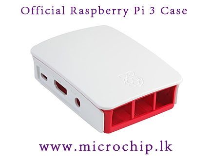Raspberry Pi Plastic Case for use with Raspberry Pi 2B, Raspberry Pi 3B, Raspberry Pi 3B+ in Red ...