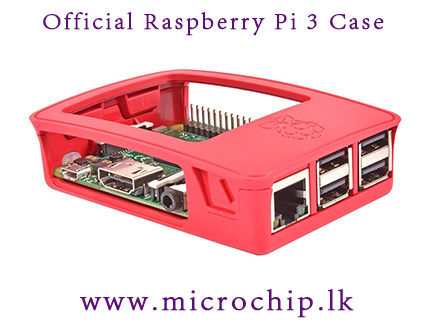 Raspberry Pi Plastic Case for use with Raspberry Pi 2B, Raspberry Pi 3B, Raspberry Pi 3B+ in Red ...
