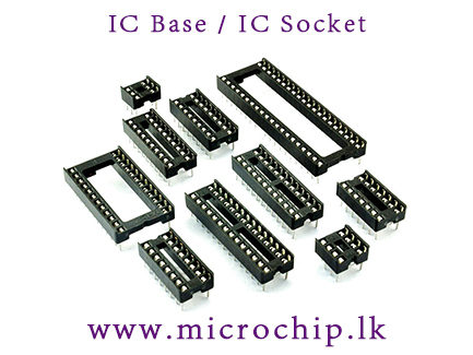 DIP IC Sockets / IC Adapter / IC Base Solder Type – Microchip.lk