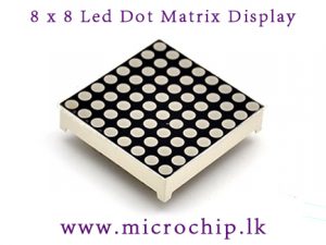 8×8 Dot Matrix LED Display – Microchip.lk