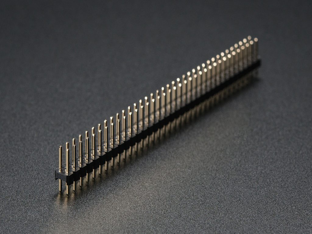 Break Away Pin Header Male Straight Dual 40*2 Pin 2.54mm – Microchip.lk