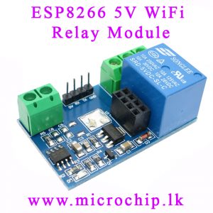 ESP8266 5V WiFi Relay Module (Without ESP8266) – Microchip.lk
