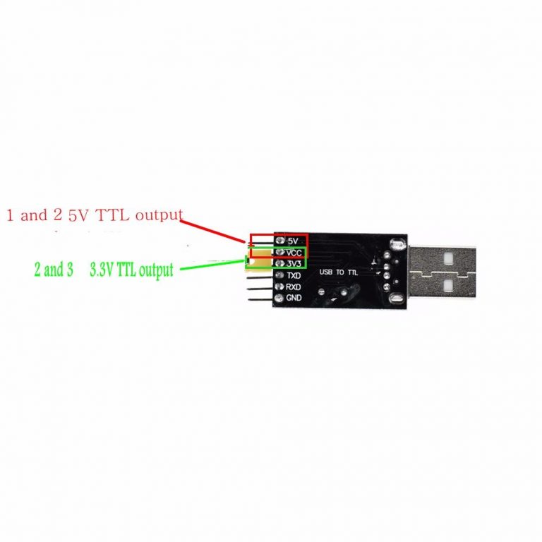 USB to TTL converter UART module CH340 / USB to RS232 ( TTL) – Microchip.lk