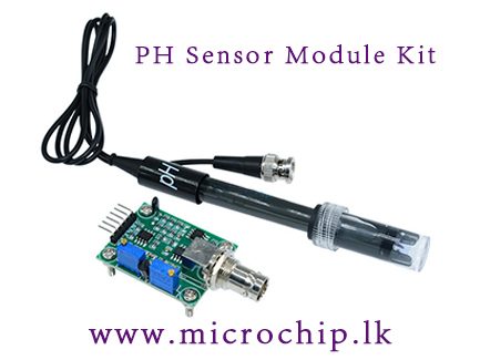Liquid Water PH Value Detection Sensor Control Board Module with BNC Electrode Probe – Microchip.lk
