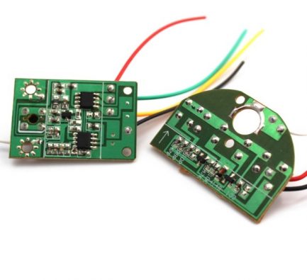 One set, Two-way 2CH remote control 27MHZ radio channel module ...
