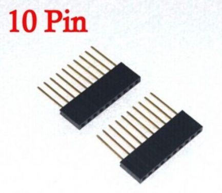 Special Female Header Connector PC104 long Female Header Connector 2.54 spacing 1*10/10P pin ...