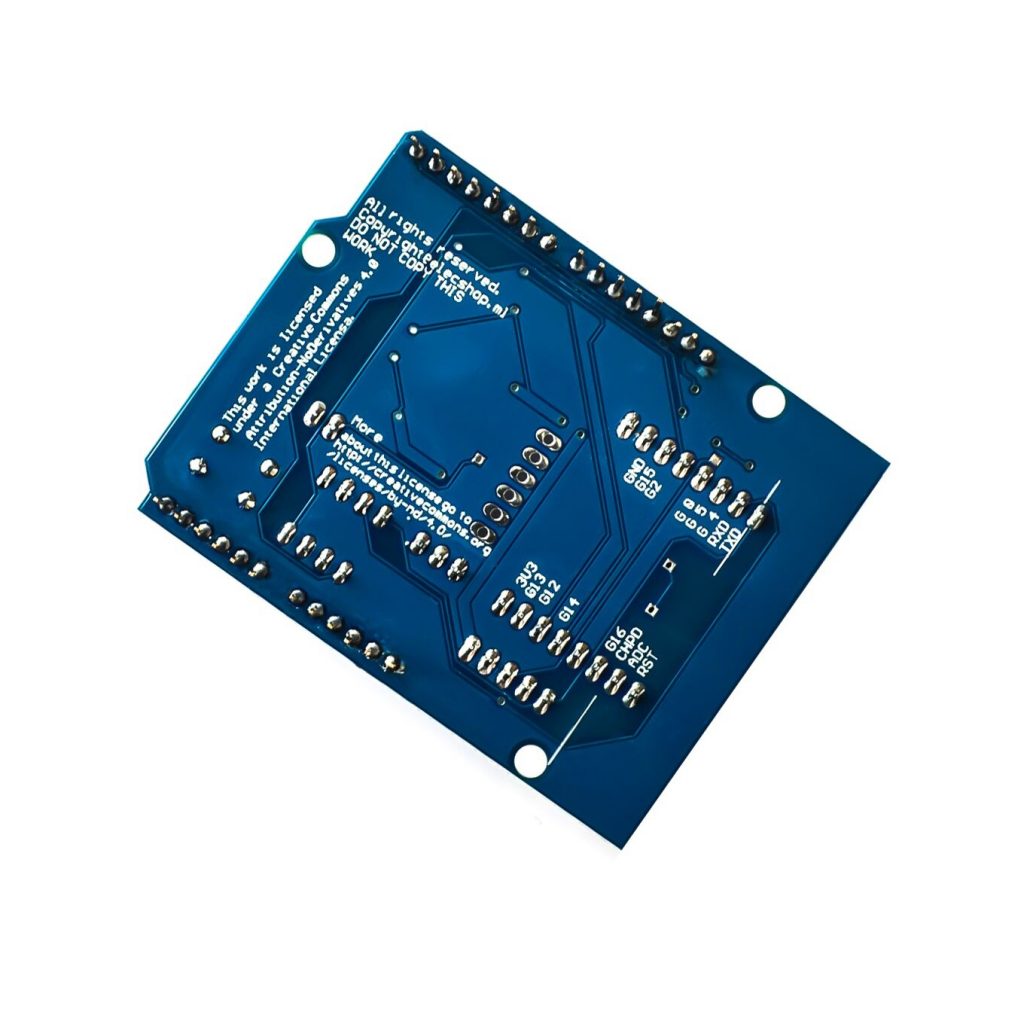ESP8266 expansion plate, gpio Wifi shield module – Microchip.lk