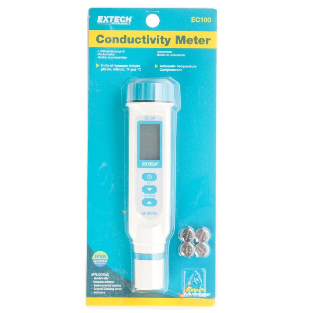 Extech EC100 Water Quality Meters-Conductivity / Salinity – Microchip.lk