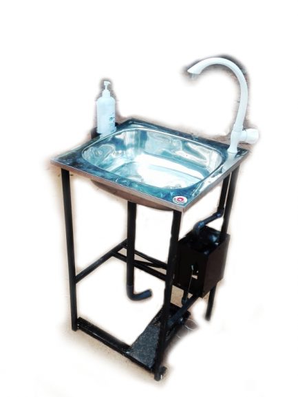 Foot operated tap with sink – Microchip.lk