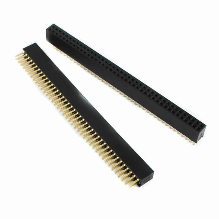 40-pin Double row female headers 2.54mm – Microchip.lk