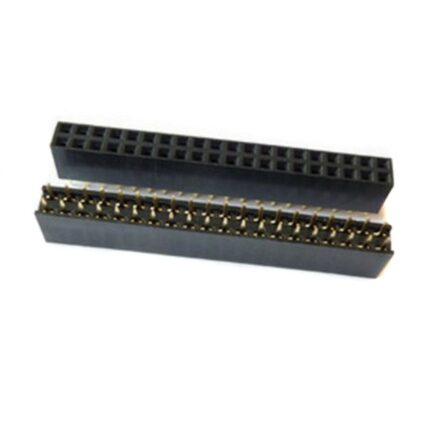 40-pin Double row female headers 2.54mm – Microchip.lk