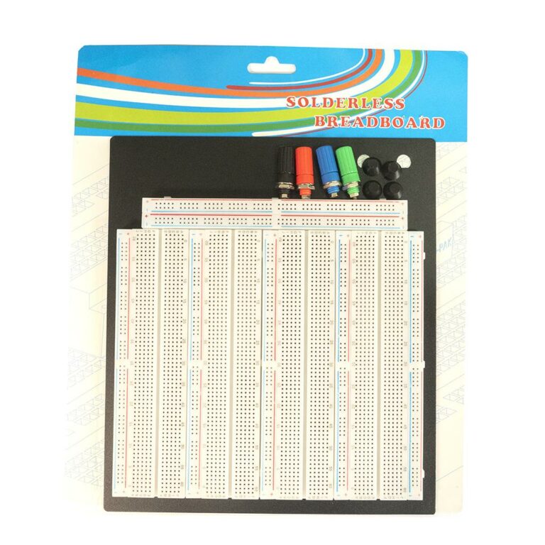 Solderless Breadboard – 3220 Tie Point (ZY-208) – Microchip.lk