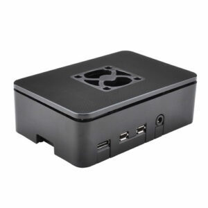 ABS Raspberry pi 4 Black Case – Microchip.lk