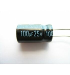 100uF 25V Electrolytic Capacitor – Microchip.lk