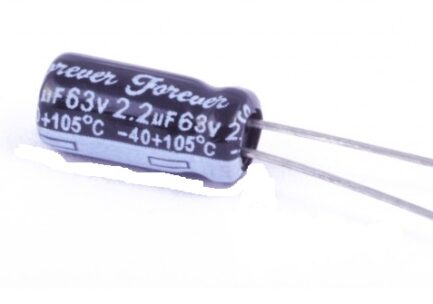 2.2μF 63V Electrolytic Capacitor – Microchip.lk
