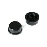 Tactile Push Button Switch Cap – Black – Microchip.lk