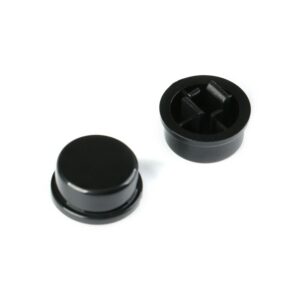 Tactile Push Button Switch Cap – Black – Microchip.lk