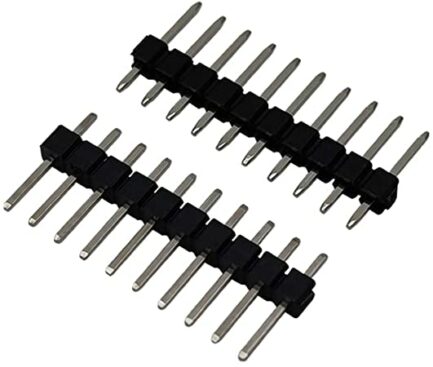 2.54mm single row horizontal patch 10 pin header – Microchip.lk
