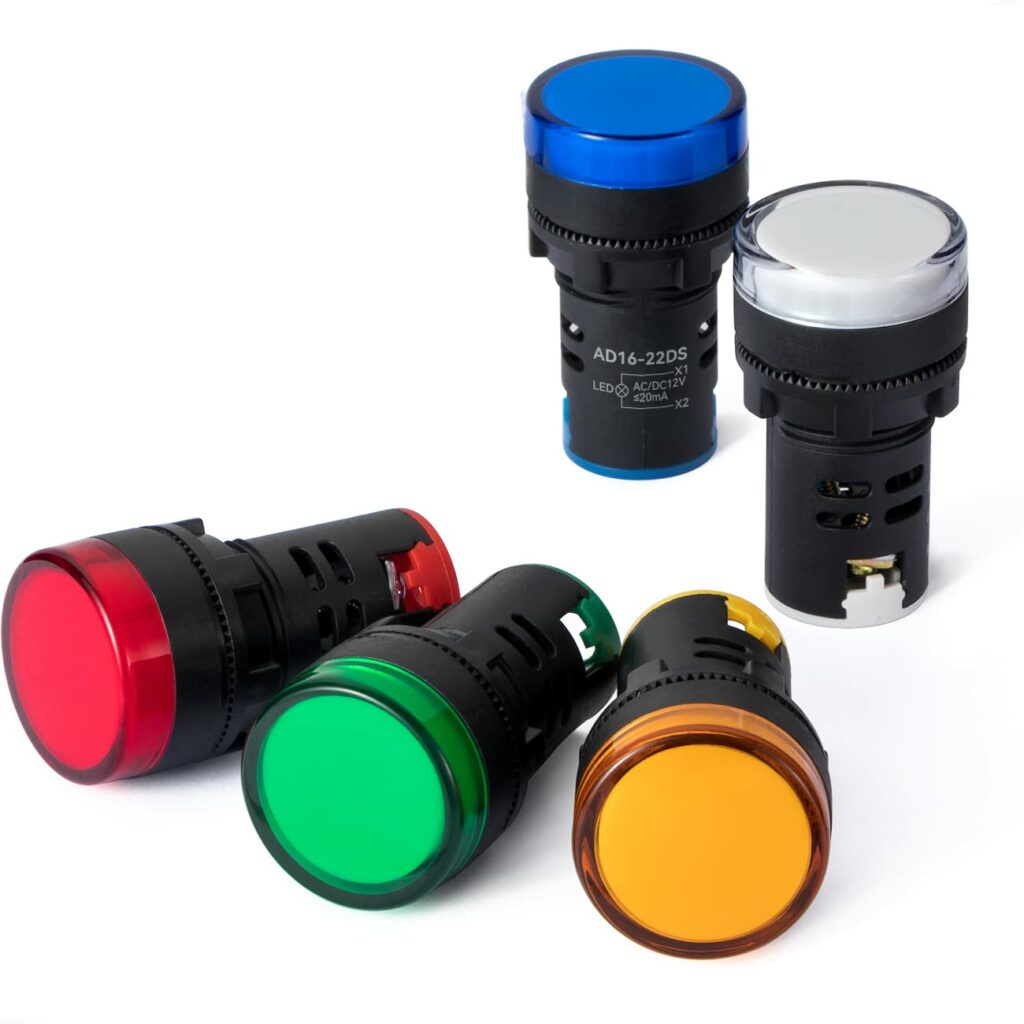 LED solid color high brightness indicator light ( Yellow ) – Microchip.lk