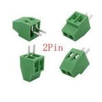 2.54mm Pitch 2 Pin 2 Way PCB Screw Terminal Block 150v 6A – Microchip.lk